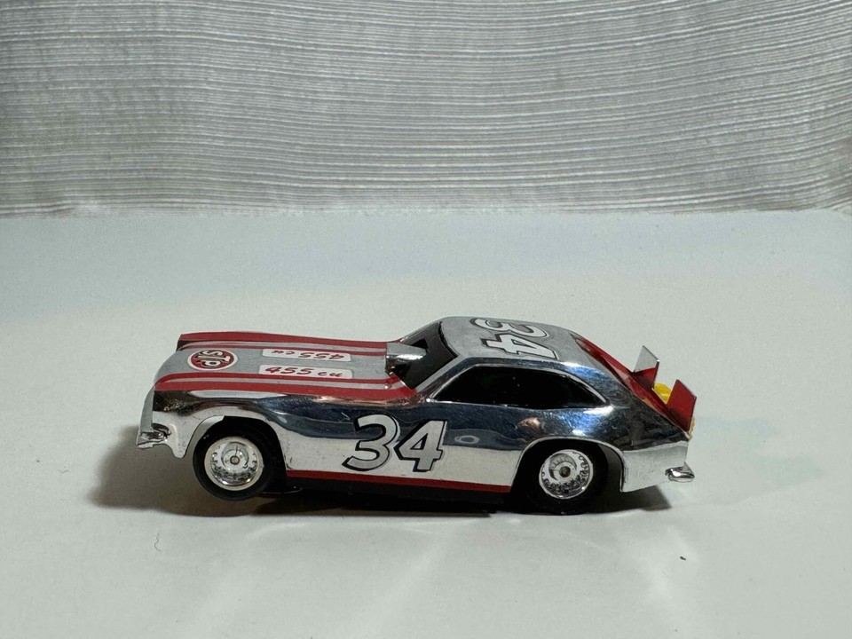 Tyco Pinto Funny Car HO Slot Car TESTED RARE Chrome STP Collectors ...