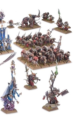 Warhammer Skaven Island of Blood skaven army new on sprue rat Ogres AoS ...