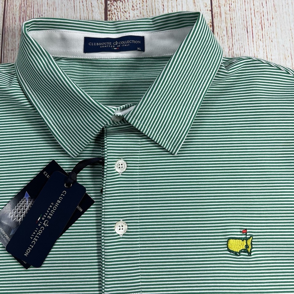 NWT Clubhouse Collection Masters Golf Polo Augusta National Size XL ...