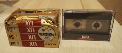 Sony UX type ii cassette 54 minute lot of 3 unsealed new unused Japan ...