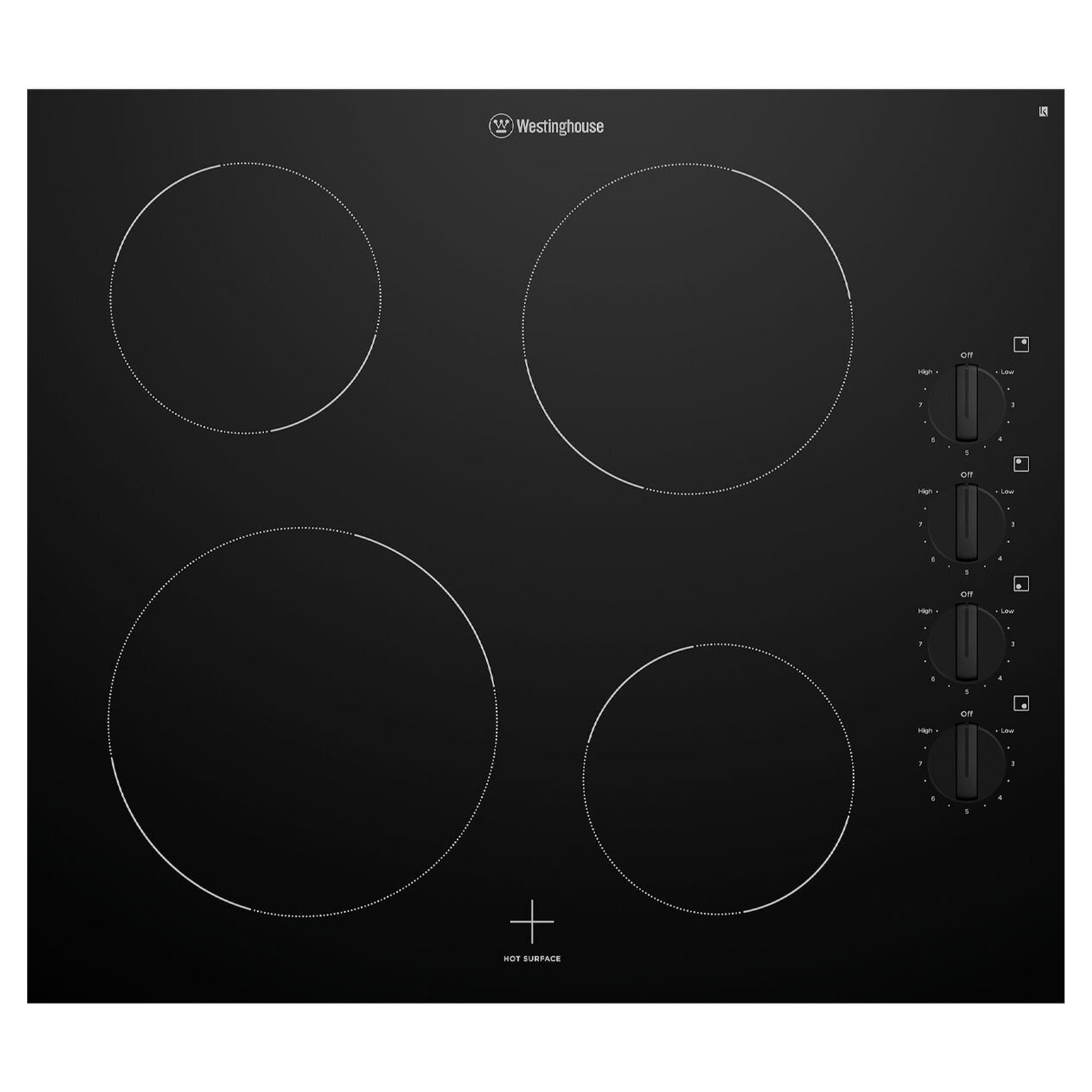 Westinghouse 60cm 4 Zone Ceramic Cooktop WHC642BC 6937042206777 | eBay ...