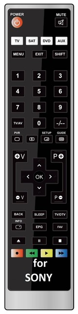 Remote Control RM-U581 for SONY Audio Unit Model TA-AV581 & HST-SE581 ...