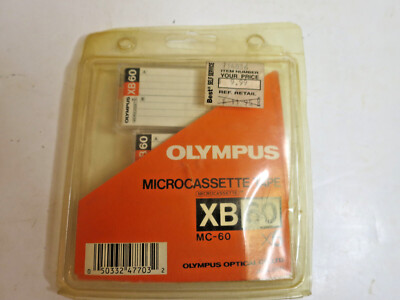 Micro Cassette Tapes Olympus XB60 (lot of 2) | eBay