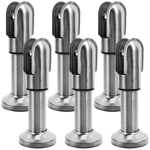 6 Pcs Bathroom Partition Accessories Bracket for Toilet Divider Stand ...