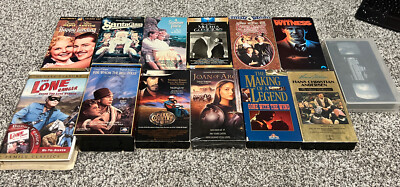 Lot of 13 VHS Tapes Movies Variety Vintage | eBay