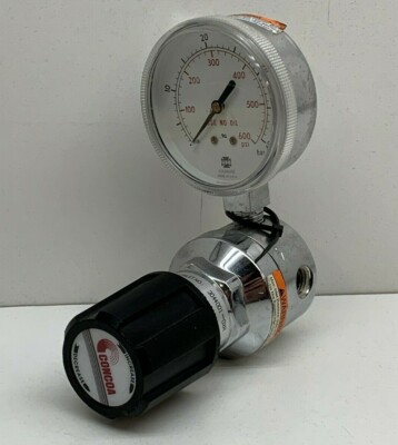 Concoa 3044001-0XA Regulator 3044001-OXA, with Gauge 0-600PSI 0-40BAR ...