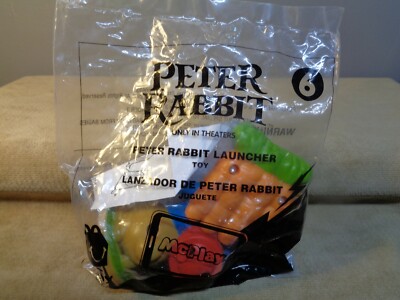 2018 PETER RABBIT LAUNCHER MCDONALDS TOY NIP (MD284) | eBay