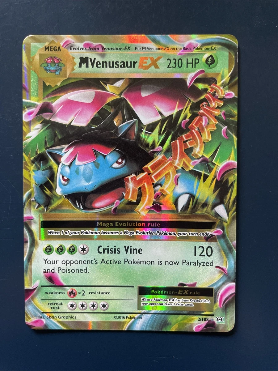 Pokemon Mega Evolution Venusaur Card