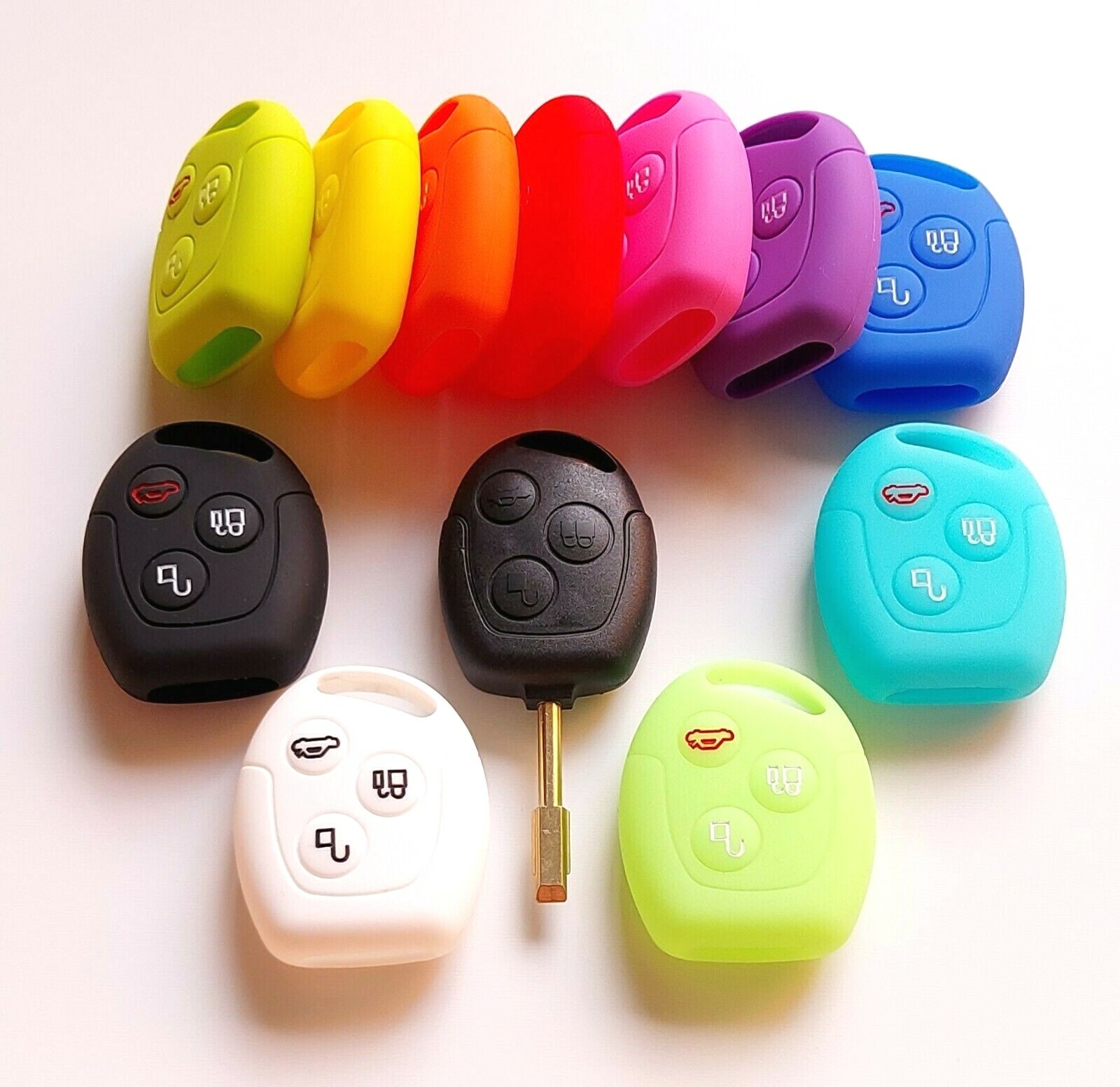 FOR FORD KEY COVER KA MONDEO FIESTA PUMA FOCUS GALAXY CMAX SMAX REMOTE ...