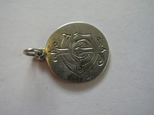 Antique Art Nouveau German 800 Silver Enamel Flower Charm ~ Beautiful ...