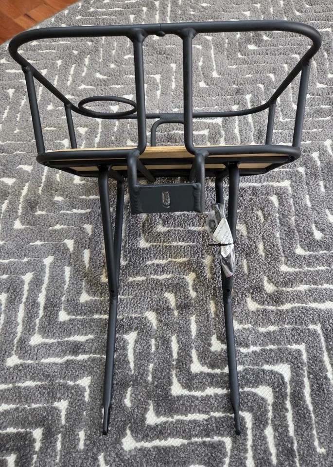 New Aventon Bamboo & Metal Bicycle Front Cargo Rack With Cup Holder ...