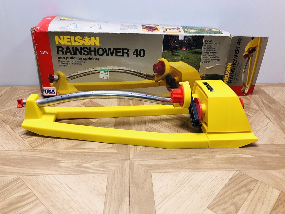 VTG Nelson Rainshower 40 Oscillating Non-Puddling Sprinkler Dial A Rain ...