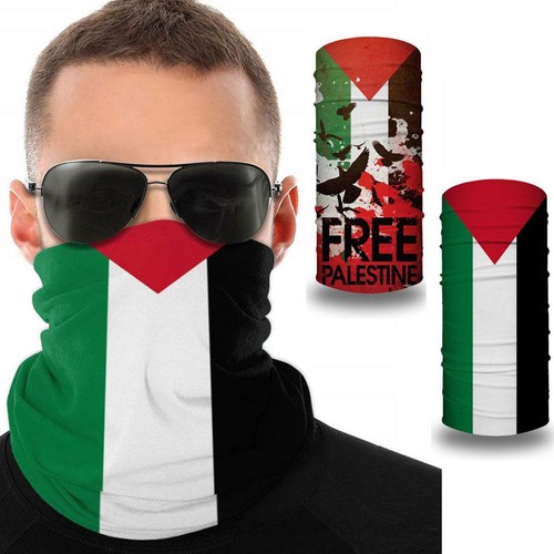 Palestine Flag Bandana Neck Gaiter Bandana Neck Warmer Mask / Cover ...
