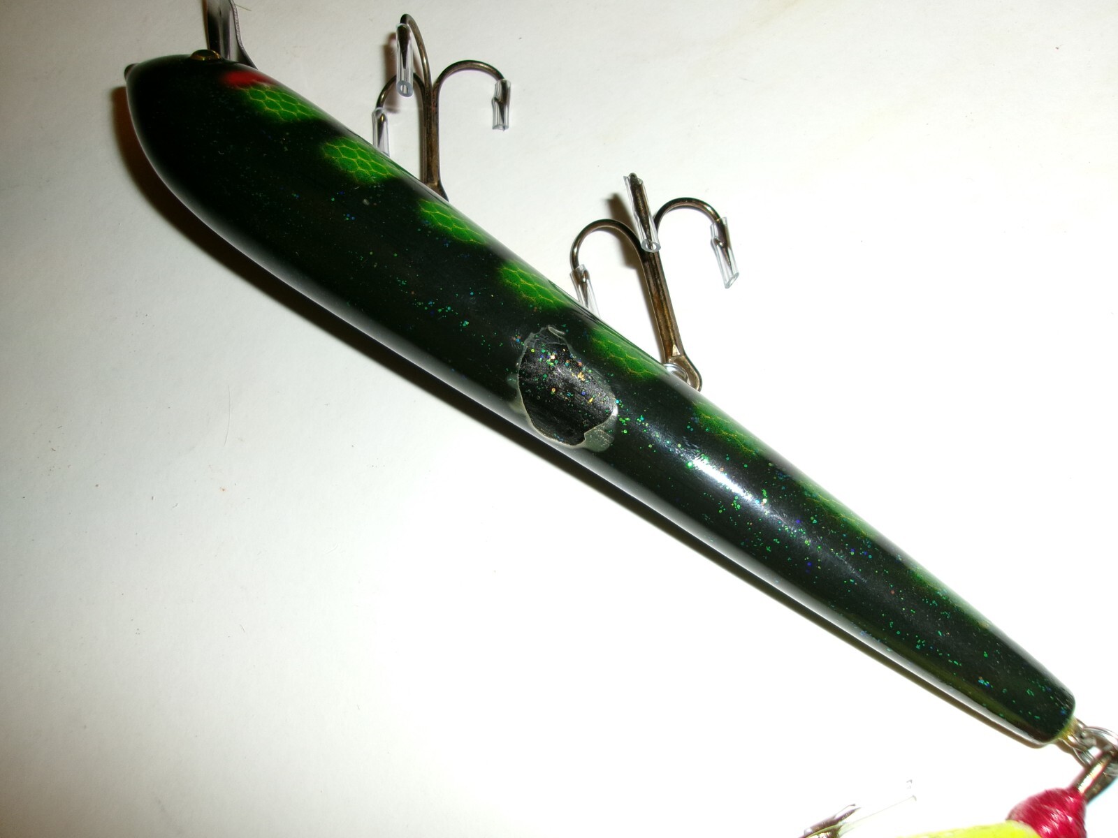 *READ* Unknown 8-1/2" Body Wood Musky Muskie Crankbait Lure - Used | eBay