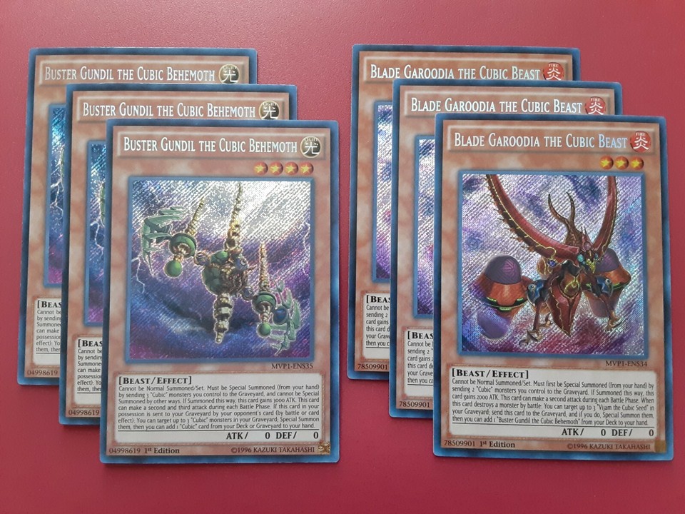 Yugioh Cubic Deck 45 Card SECRET RARE Karma Complte Budget Tournament ...