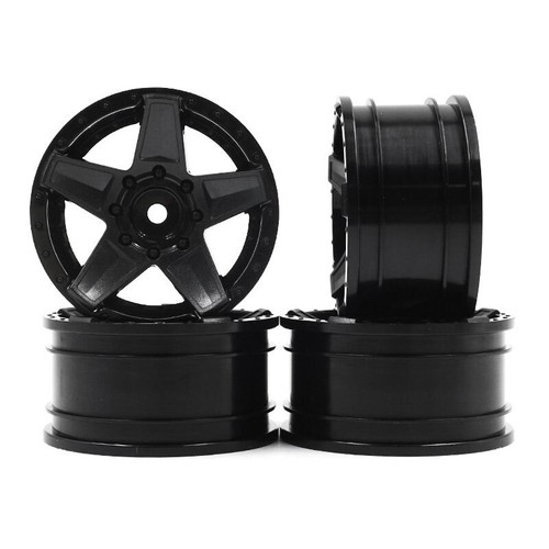 MST 648 +5 Offset Rim 4 pcs Black For 1/10 RC Onroad Drift #832072BK | eBay