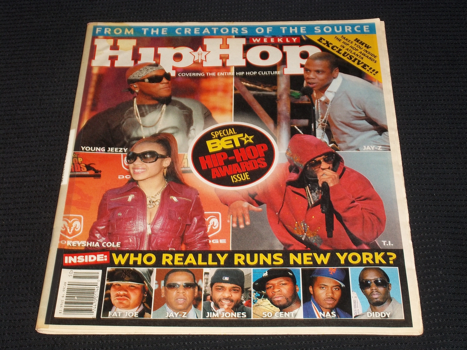 HIP HOP WEEKLY MAGAZINE VOLUME 1 ISSUE 3 - BET HIP HOP AWARDS COVER - E ...