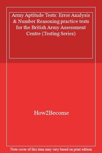 Army Aptitude Tests: Error Analysis & Number Re, How2Become.. | eBay