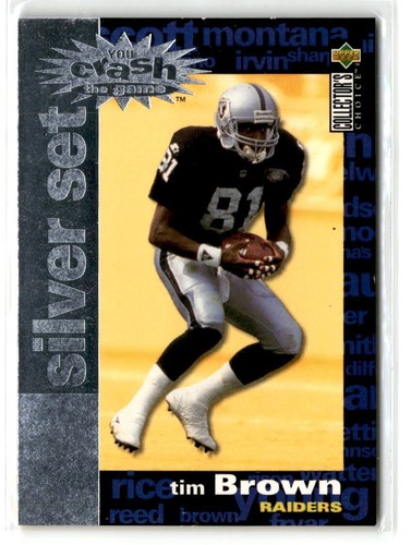 Tim Brown 1995 Collector's Choice You Crash the Game Silver Set ...