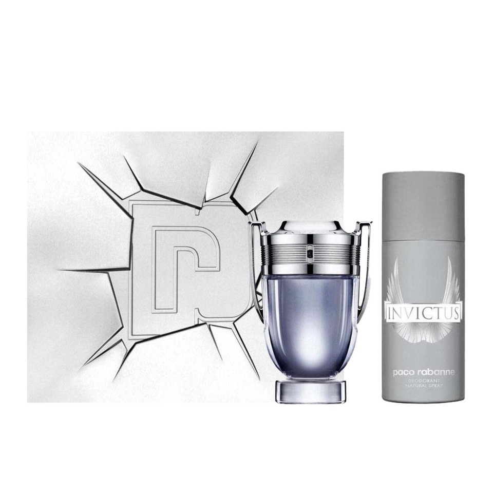 Paco Rabanne IVCM2A Mens Invictus Gift Set Fragrances | eBay