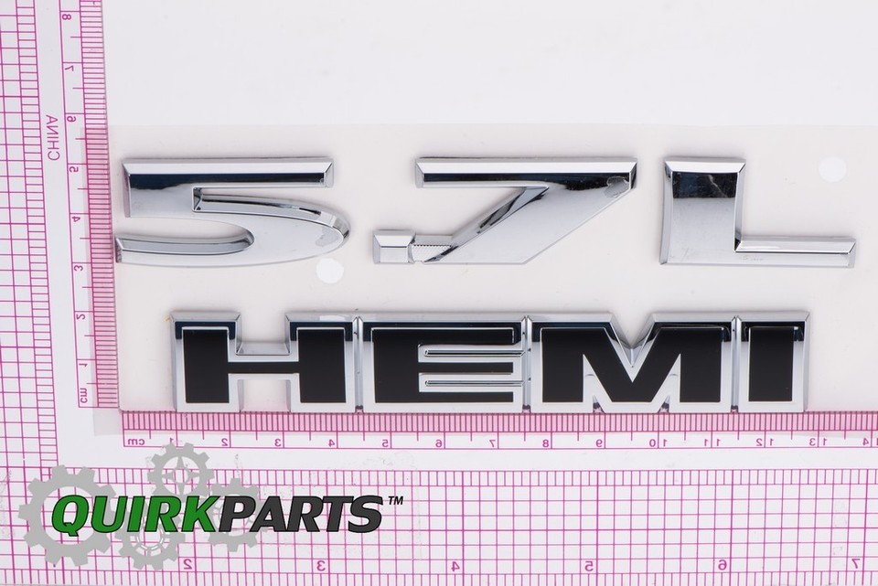 Dodge Jeep Chrysler 5.7L HEMI Emblem MOPAR GENUINE OE NEW Ram ...