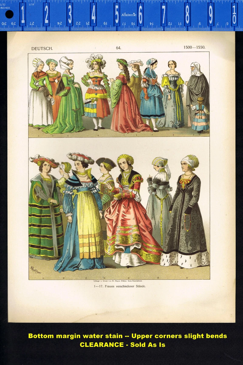 1500s Fashion Women