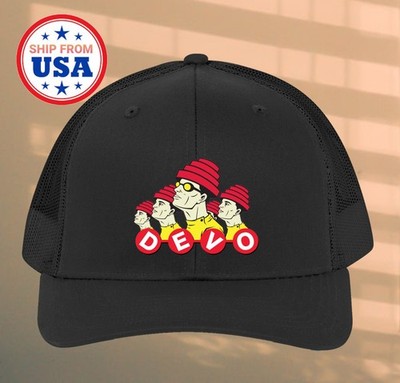 Devo Are We Not Men Black Trucker Hat Cap Adult Size | eBay