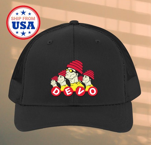 Devo Are We Not Men Black Trucker Hat Cap Adult Size | eBay