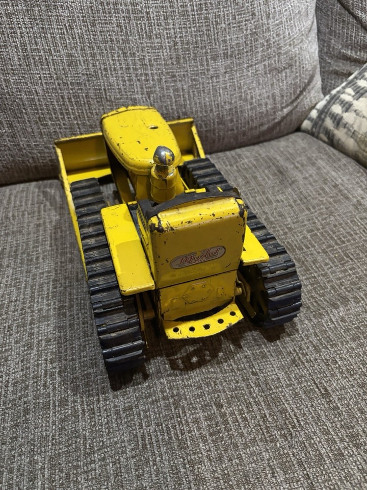 Vintage Doepke Pressed Steel Caterpillar Cat D6 Bulldozer Toy Truck | eBay