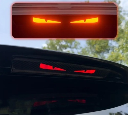 Devils Eye Brake light Decal Stickers Vinyl Car Motorcycle Van Tuning ...