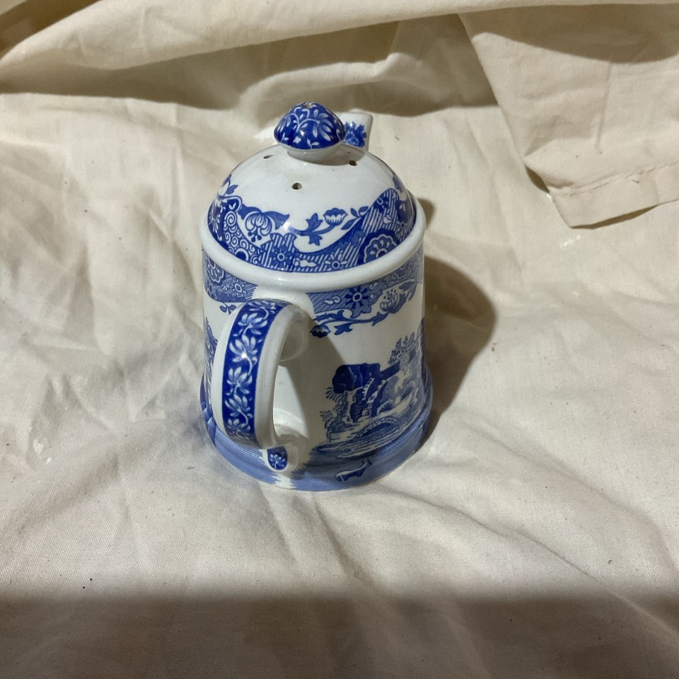 Spode Blue Italian Miniature Coffee Pot pepper Shaker | eBay UK