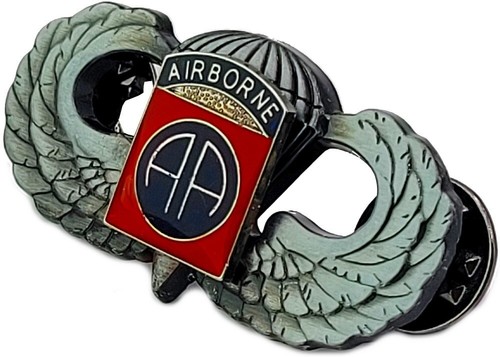 82nd Airborne Oxidized Jump Wing Military Insignia Badge US Army Custom ...