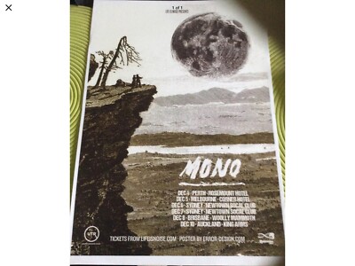 Mono Tour Poster December 40 X 30 Cm | eBay