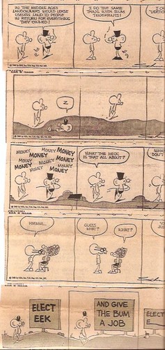 B392 Lot Of 41 Eek & Meek 1960's Daily Comic Strips | eBay