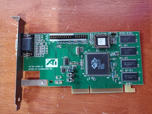Vintage 1998 99 ATI Rage IIc AGP Video Card Retro PC win98 | eBay