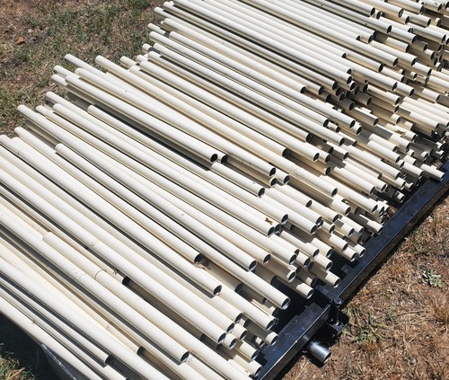 Creform Steel pipe coated with ABS plastic Ivory Color used | eBay