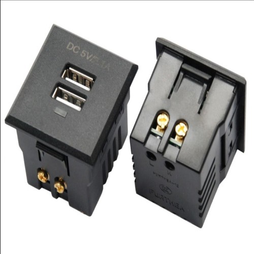 2.1A For Desktop DC Charging Outlet Power Socket Plug Dual USB ...