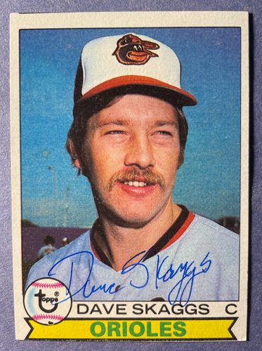 SIGNED DAVE SKAGGS 1979 AUTOGRAPHED TOPPS BASEBALL CARD - ORIOLES | eBay