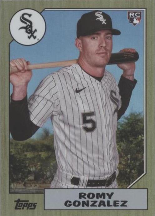 2022 Topps Archives - 1987 Topps Design Romy Gonzalez #260 Rainbow Foil ...
