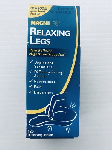MagniLife Relaxing Legs Pain Reliever Homeopathic Sleep Aid Restless ...