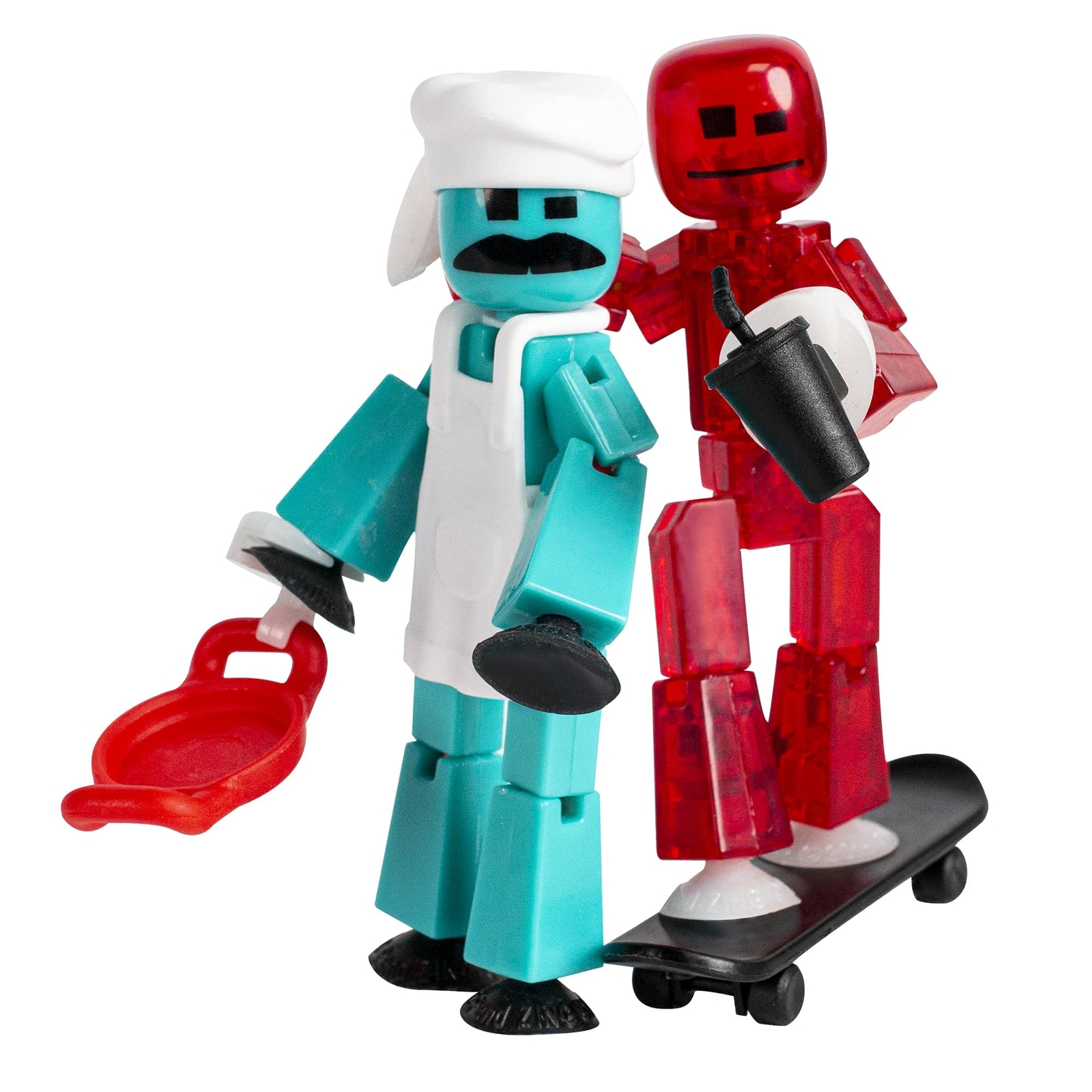 Stikbot Chef and Lifestyle Dual Action Pack - Includes 2 Stikbots and ...