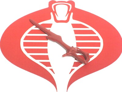 Star Trek Weapon Worf Dark Red Sword Playmates Original Figure ...