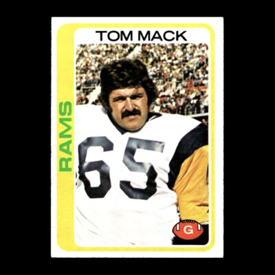 Tom Mack 1978 Topps Los Angeles Rams #80 R308D | eBay