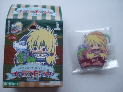 Milla Maxwell Clear Brooch Pin Badge Tales of Xillia TOX Friends #2 ...