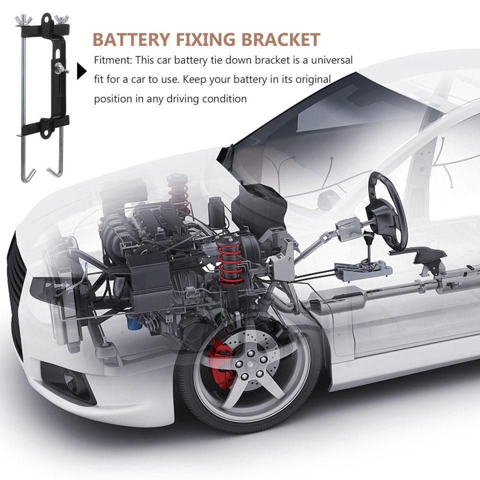 Car Battery Holder Battery Fix Support Car Battery Clip Car Battery ...