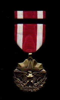 Meritorious Service Award medal with ribbon bar showing Eagle MSM ...