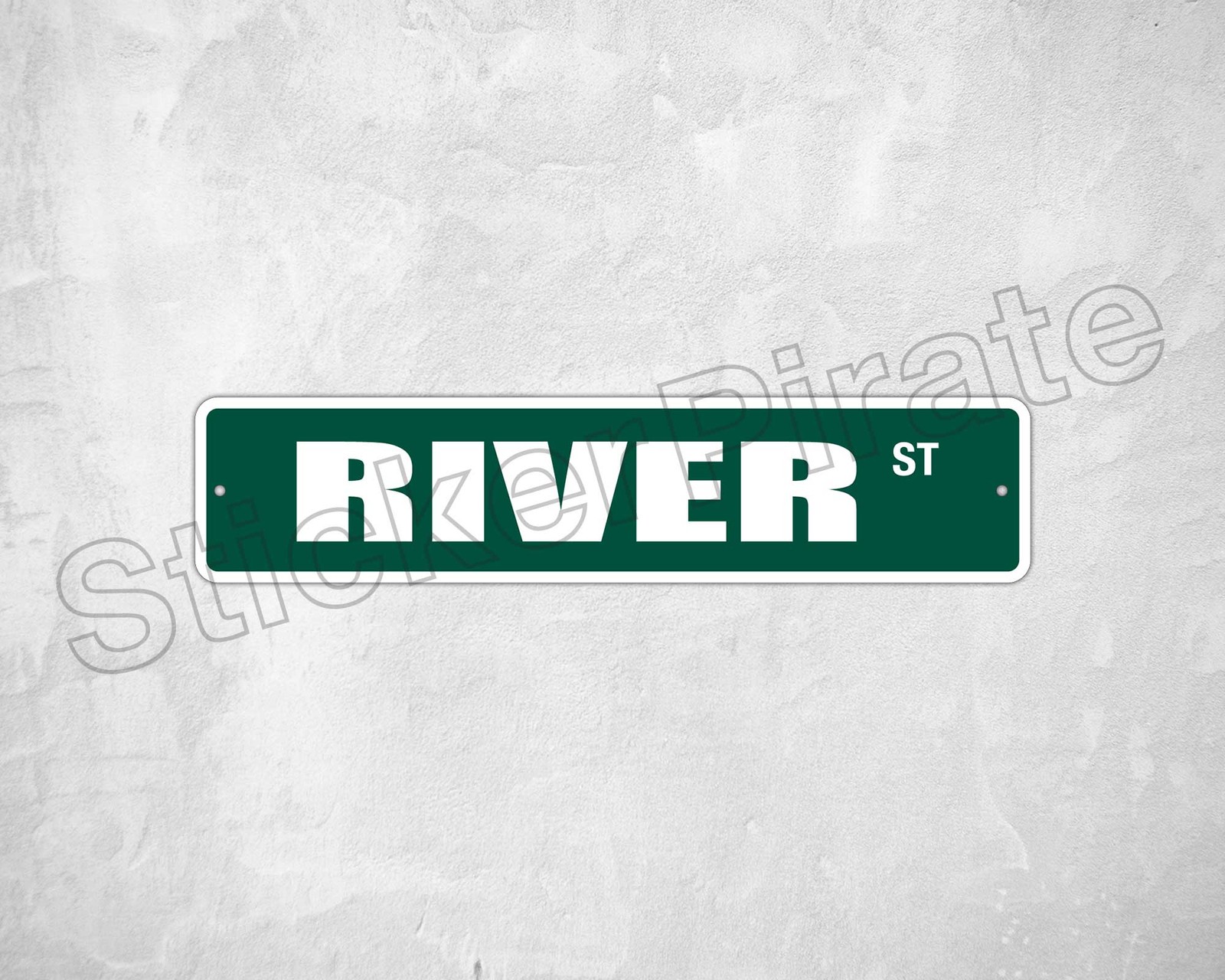 *Aluminum* River 4" x 18" Metal Novelty Street Sign SS 3072 | eBay