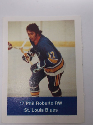 1974/75 Loblaws Hockey Sticker NHL St Louis Blues PHIL ROBERTO | eBay