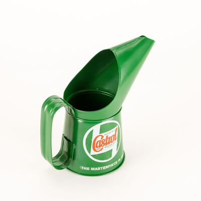 Genuine Castrol Classic Oil Jug Pourer Pouring Can - retro vintage half ...