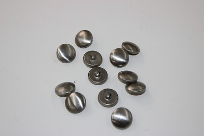 Silver Dome Plastic Shank Buttons Vintage/Antique | eBay
